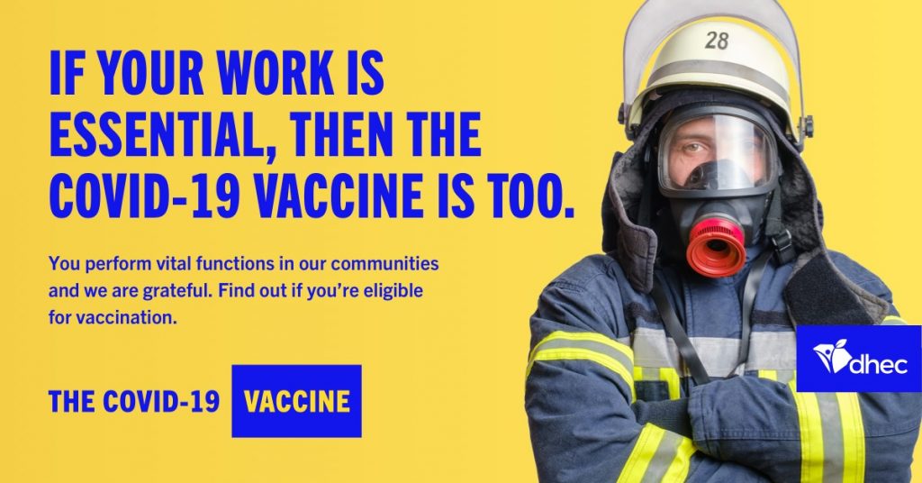 Employ Frontline & Essential Workers? SC DHEC Vaccination Information ...